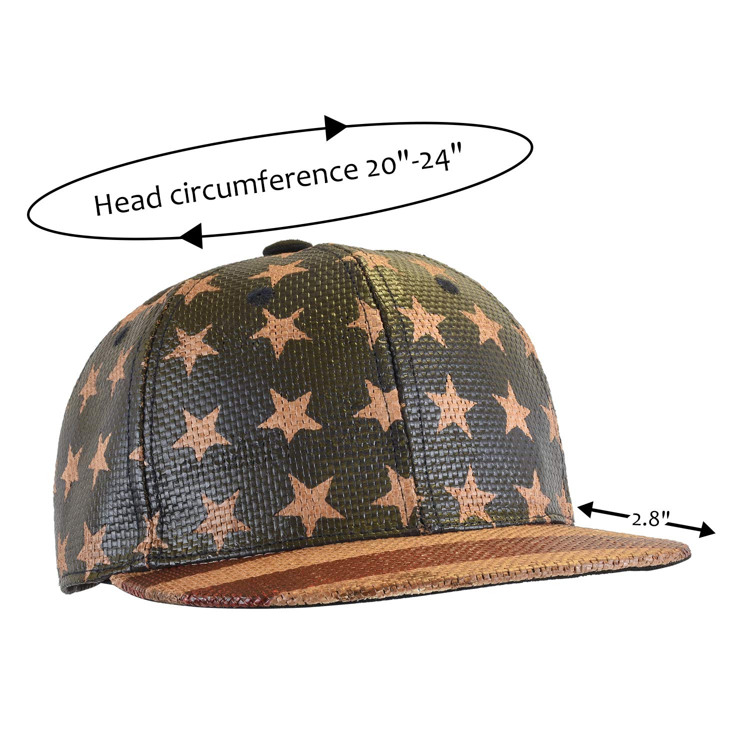 Tirrinia Patriotism American Flag Sun Visor, Adjustable Patriotic Sports Tennis Golf Cap