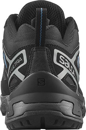 Salomon X Ultra 3 Hiking Shoes for Men, Phantom/Black/Hawaiian Surf, 12