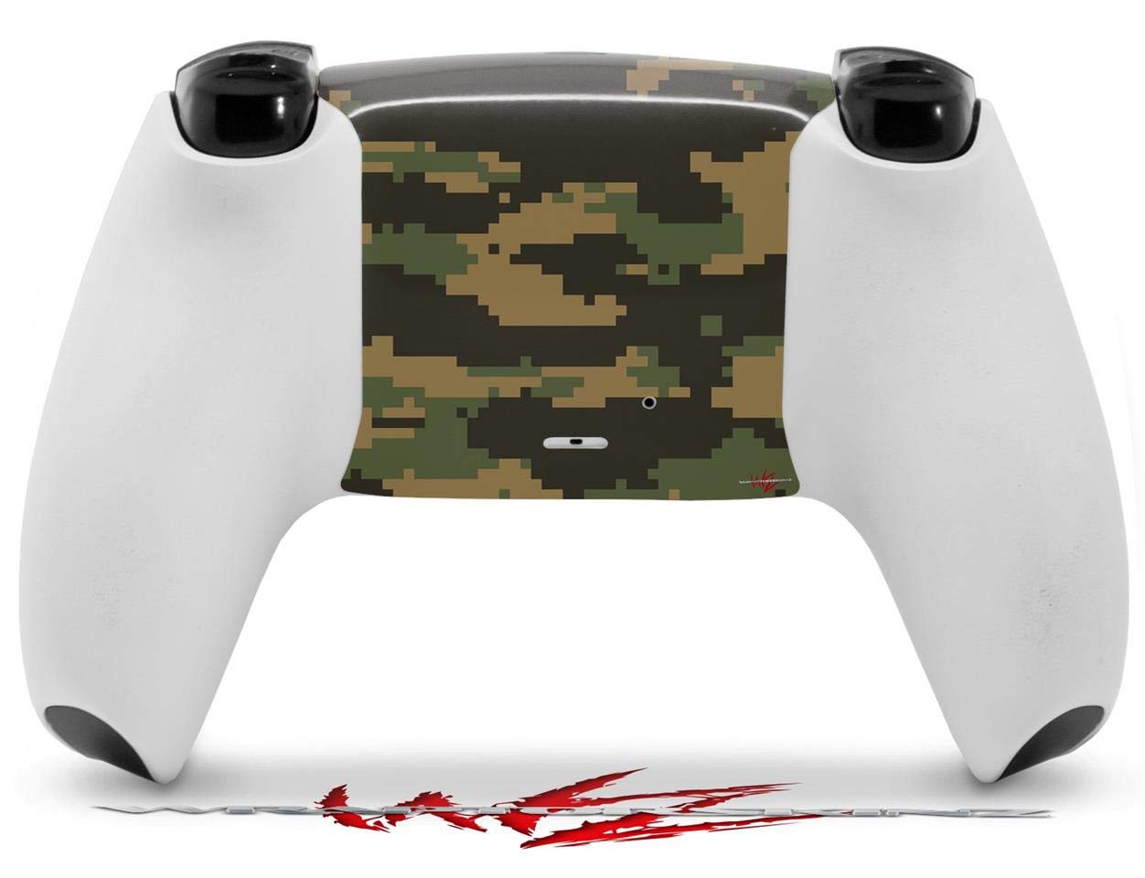 WraptorSkinz Skin Wrap compatible with Sony PS5 DualSense Controller WraptorCamo Digital Camo Timber (CONTROLLER NOT INCLUDED)