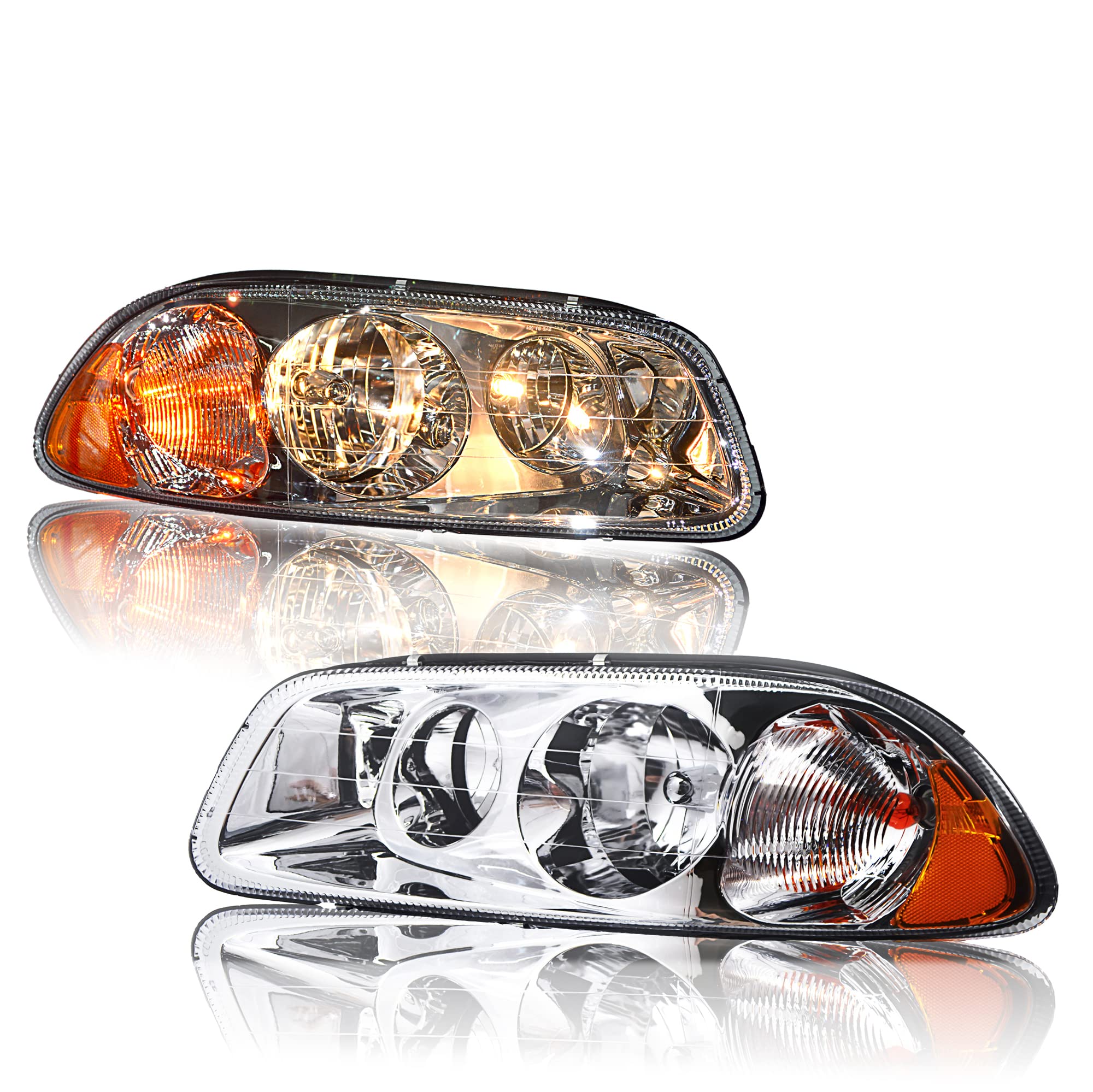 Torque Headlight PAIR Replacement for Mack Vision Granite Pinnacle CX CXU CXN GU4 GU5 GU7 GU8 CXN613 CXU613 CT713 GU813 semi Trucks [Included All Bulbs] Driver Passenger Side Set (TR049-R,TR049-L)