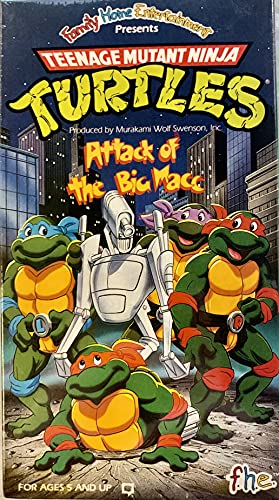 Teenage Mutant Ninja Turtles: Attack of the Big Macc [VHS]