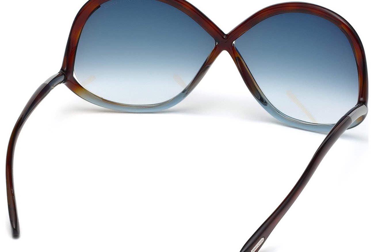 Tom Ford TF 372 Ivanna 53W Havana Brown Sunglasses