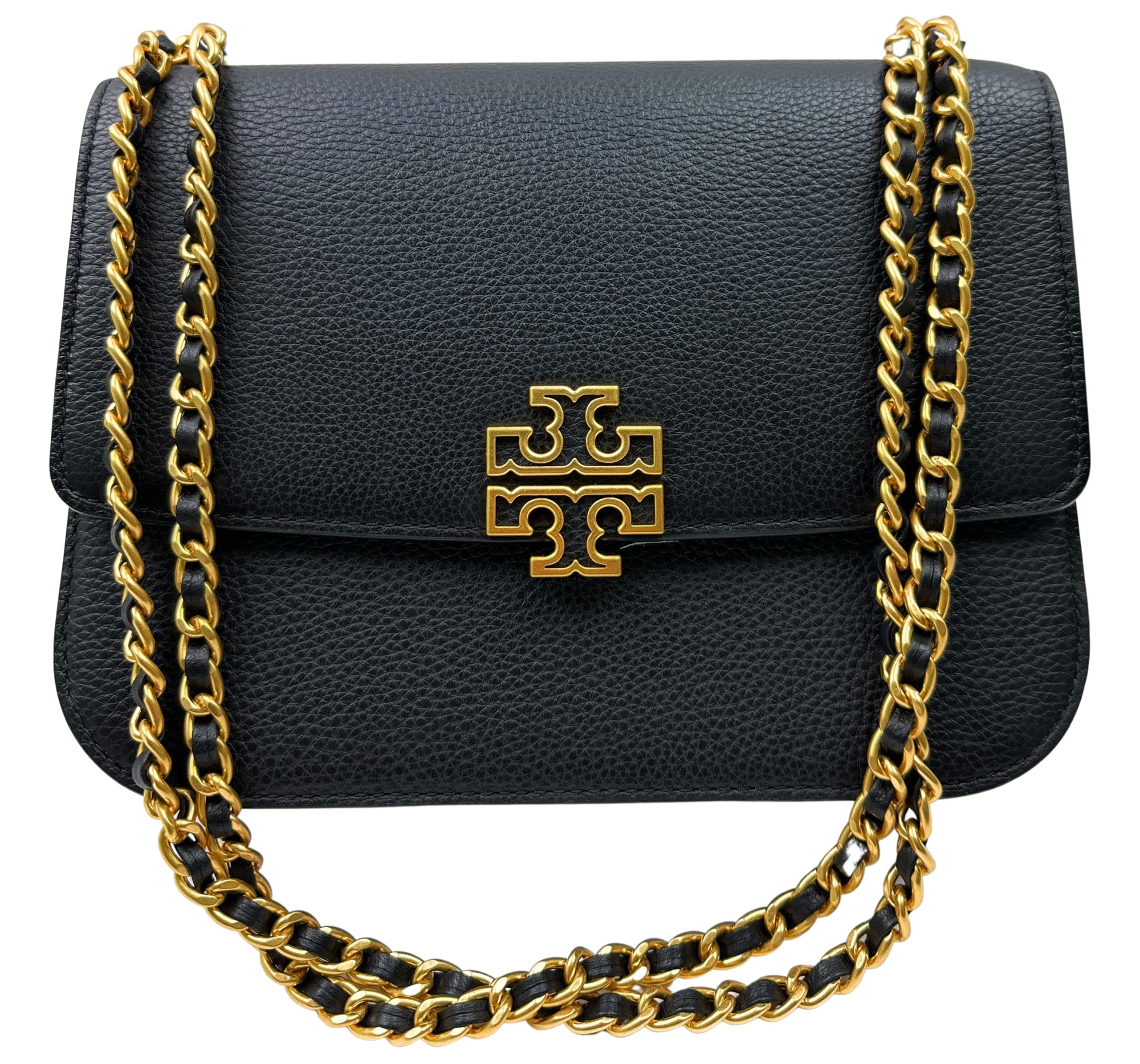Tory Burch Britten Medium Adjustable Shoulder Bag (Black)