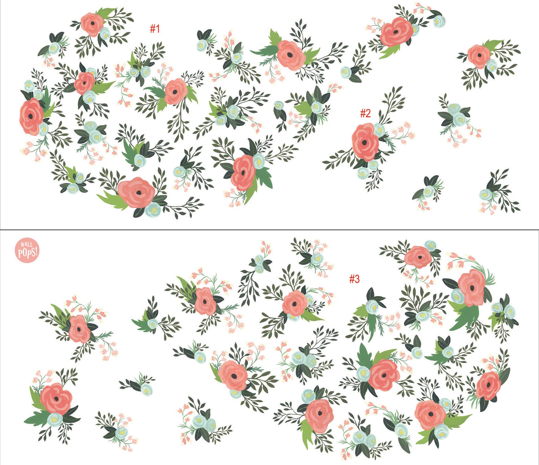Wall Pops WPK2345 Heart Large Wall Art Kit, Pink