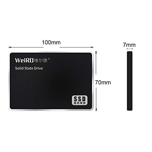 XIAOMIN Weird S500 512GB 2.5 inch SATA3.0 Solid State Drive for Laptop, Desktop Durable