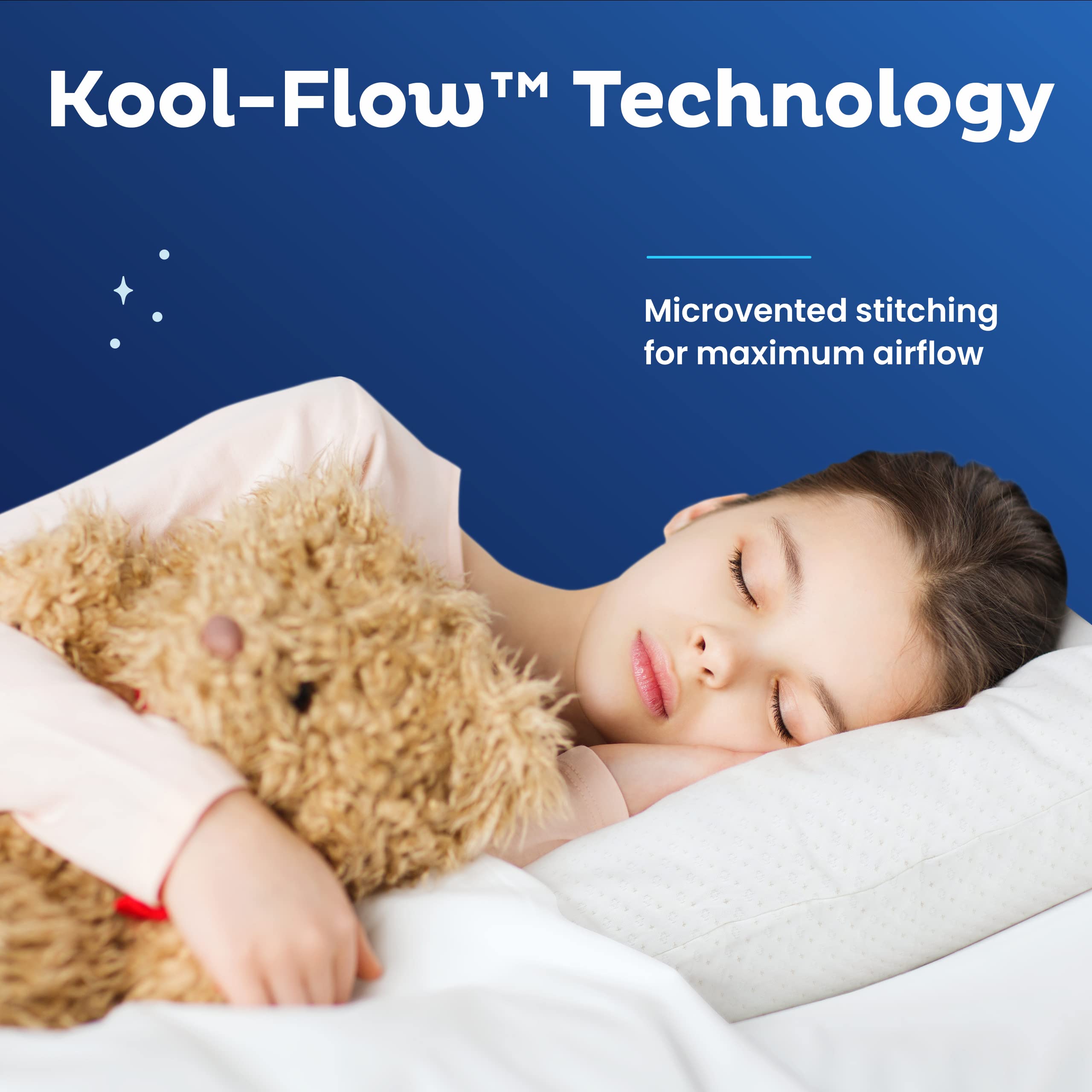 Snuggle-Pedic Pillow Covers - Zippered Body Pillow Protector w/Kool Flow Technology, 20x54 Inches - Made in The USA