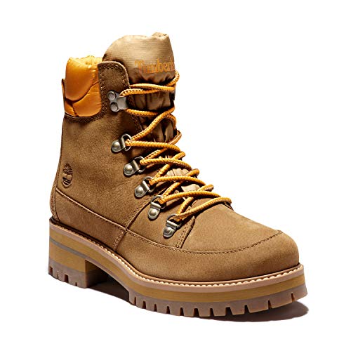 Timberland Courmayeur Valley Waterproof Leather and Fabric Hiker Dark Sand 8 B (M)