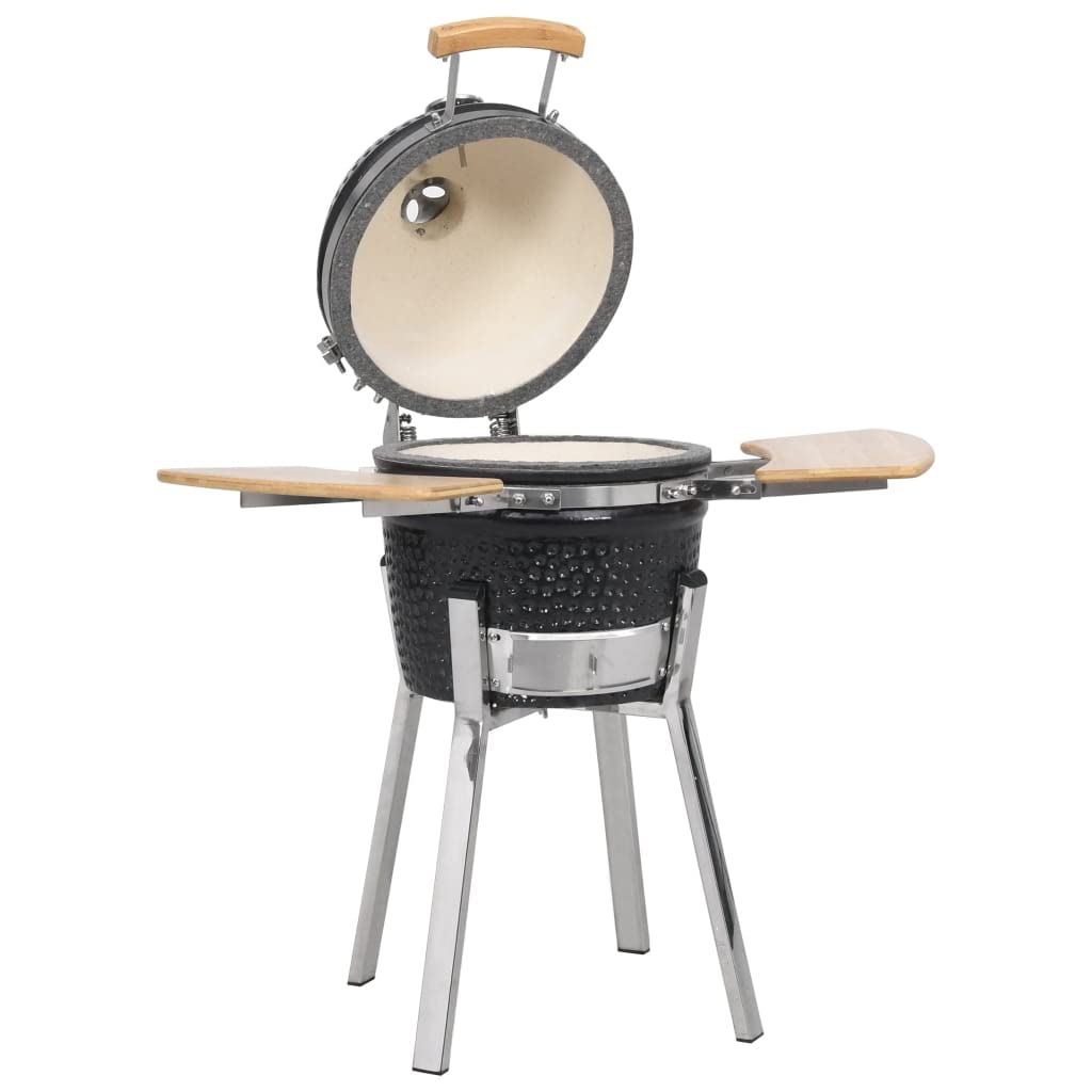 VRAXO Kamado Barbecue Grill Smoker Ceramic 31.9",Outdoor Grills-64.77lbs
