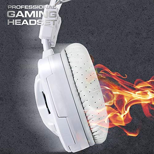 WeIM Gaming Headset Virgo M60 (Black) - Surround Gaming Headset for PC, USB Connector, Intelligent Vibration, Voice Changer, Strong bass, Flexible Sensitive Mic, LED Illumination, Compatible with PS