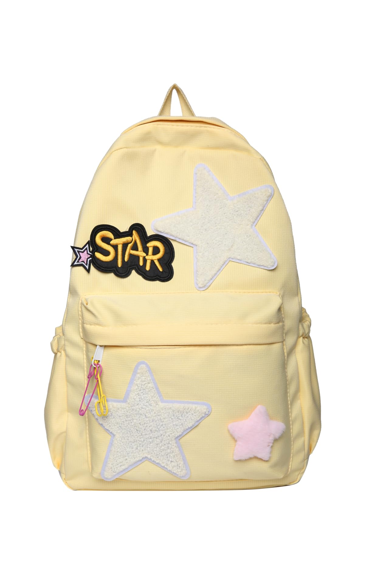 Yeria Cute Backpack for Women Kawaii Aesthetic Backpack with Star Graphic