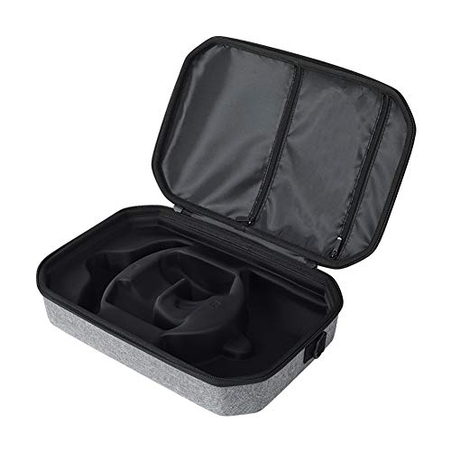 CALIDAKA VR Carrying Travel Case for Oculus Quest 2, Portable VR Gaming Storage Pouch, Shockproof VR Storage Bag with Adjustable Strap and Side Handle for VR Accessories Pouch Organizer