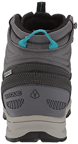 Vasque Kids Breeze Waterproof Hiking Boot, Magnet/Baltic, 2 Medium