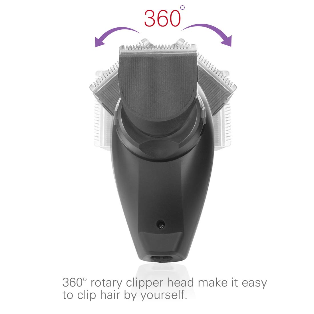 WMARK Do-it-Yourself Cordless Hair Clippers with 4 Guid Combs