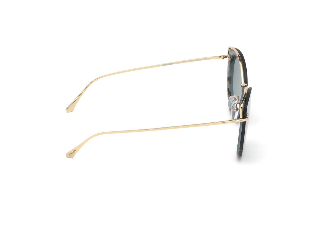 Tom Ford JESS FT 0683, Gold/blue, Women's sunglasses, 63/14/145
