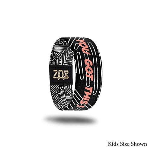 ZOX Bracelets β You Got This | Stretchy Elastic Band with Motivational Affirmations and Beautiful Artwork, Great Gift for Men, Women, and Kids (Small)