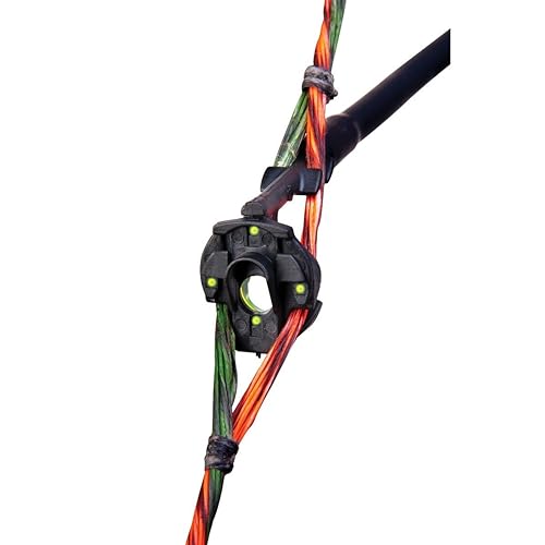 Truglo Glo Brite Durable Lightweight Effective Versatile Easily Attached Hunting Archery Peep Sight w/Tubing & Green Insert - 3/16' Diameter