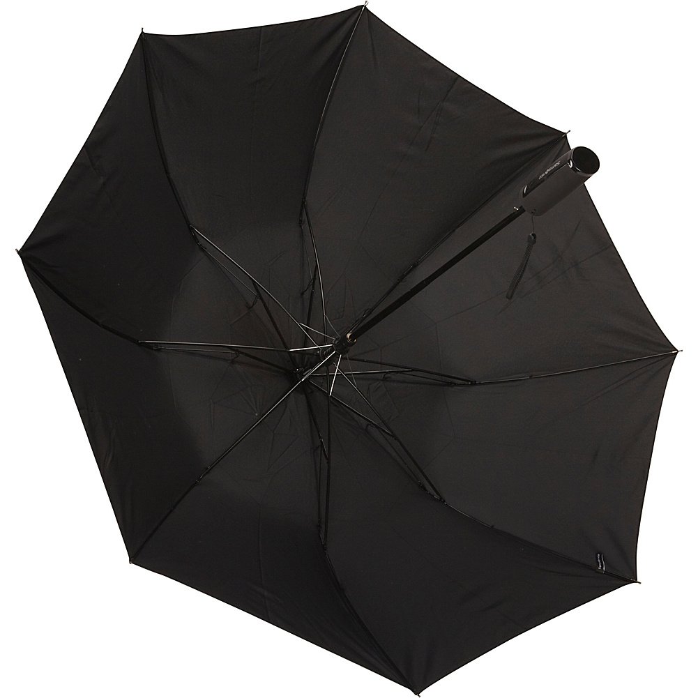 Samsonite Auto Open Travel Umbrella, Black, One Size