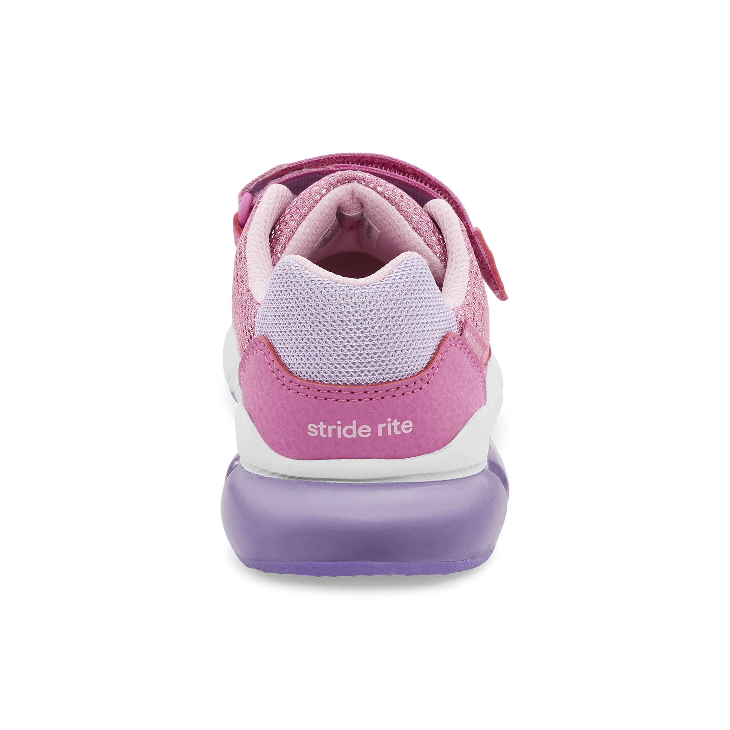 Stride Rite Girls M2P Lumi Bounce Sneaker, Pink, 13.5 Little Kid