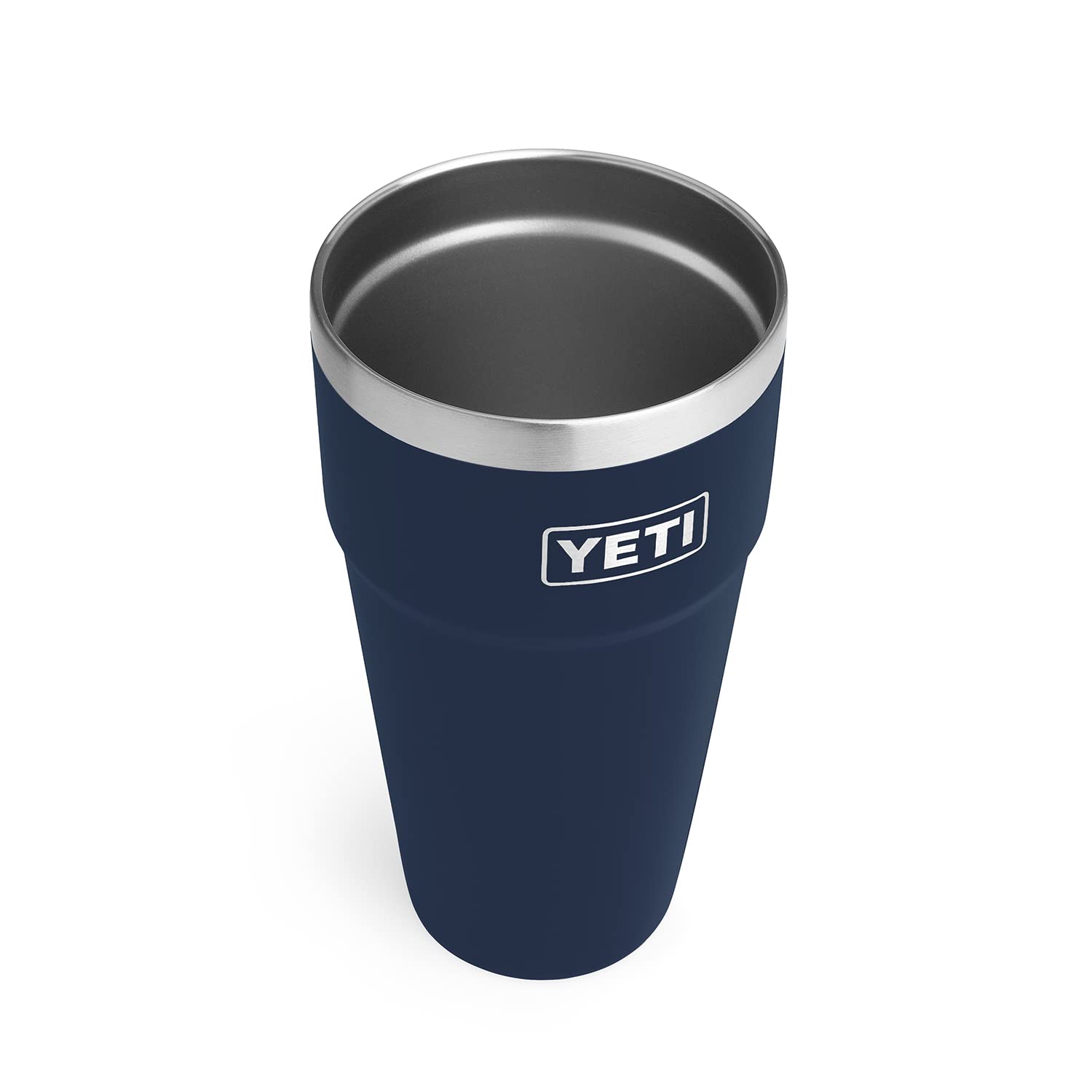 YETI Rambler 26 oz Stackable Cup, Vacuum Insulated, Stainless Steel with No Lid, Seafoam