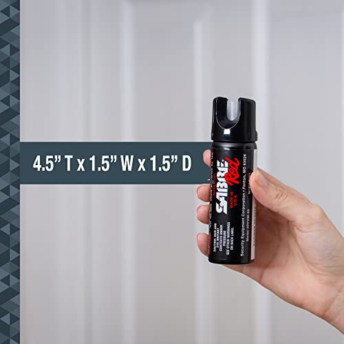 SABRE RED Home and Away Protection Kit, Includes One Pepper Gel Containing 17 Bursts, Has A 17-Foot (5-Meter) Range and Includes A Wall Mount, Pepper Spray Has 25 Bursts and A 10-Foot (3-Meter) Range