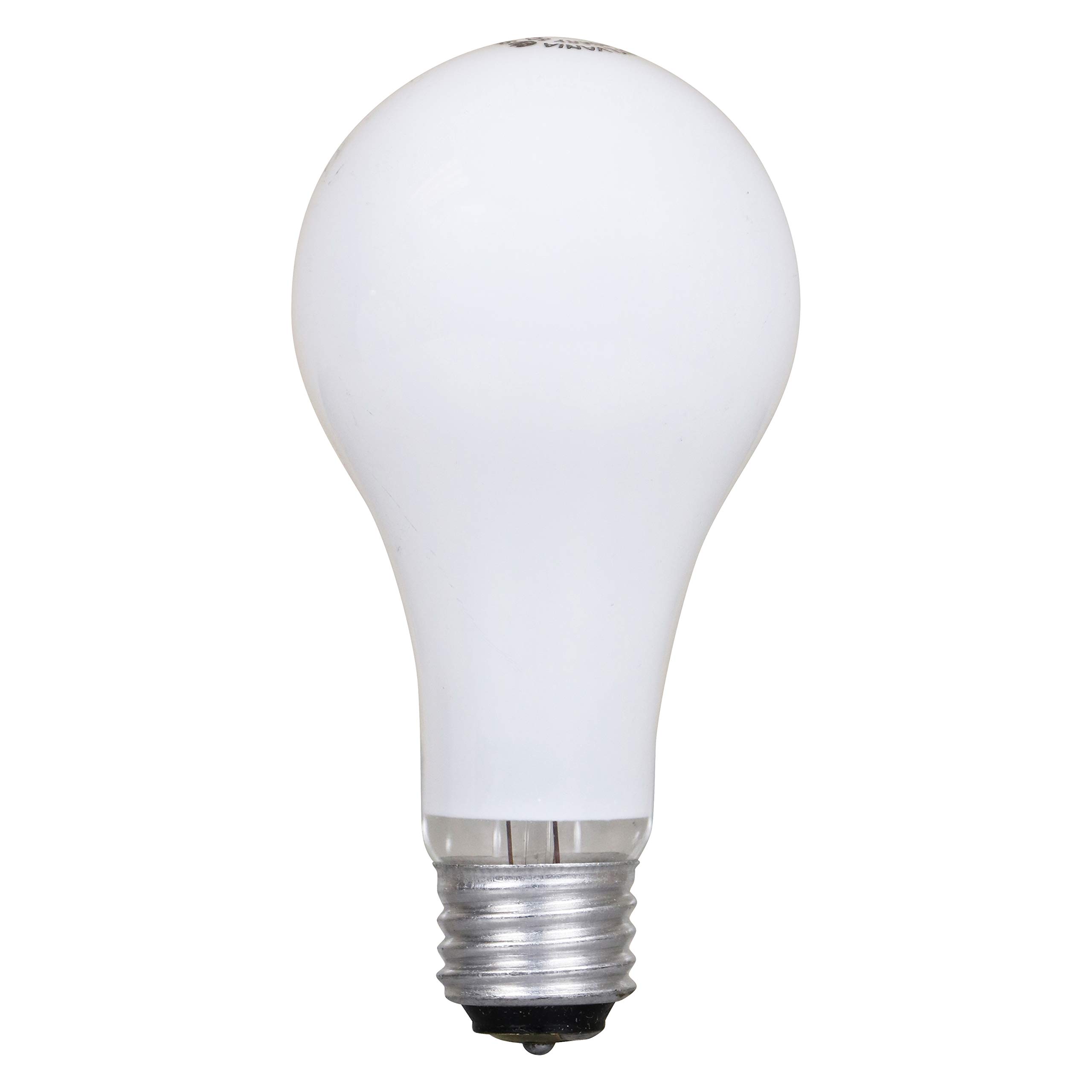 SYLVANIA Incandescent 3-Way A21 Light Bulb, 50W/200W/250W, Medium Base, 2850K, Frosted, Warm White - 1 Pack (19404)