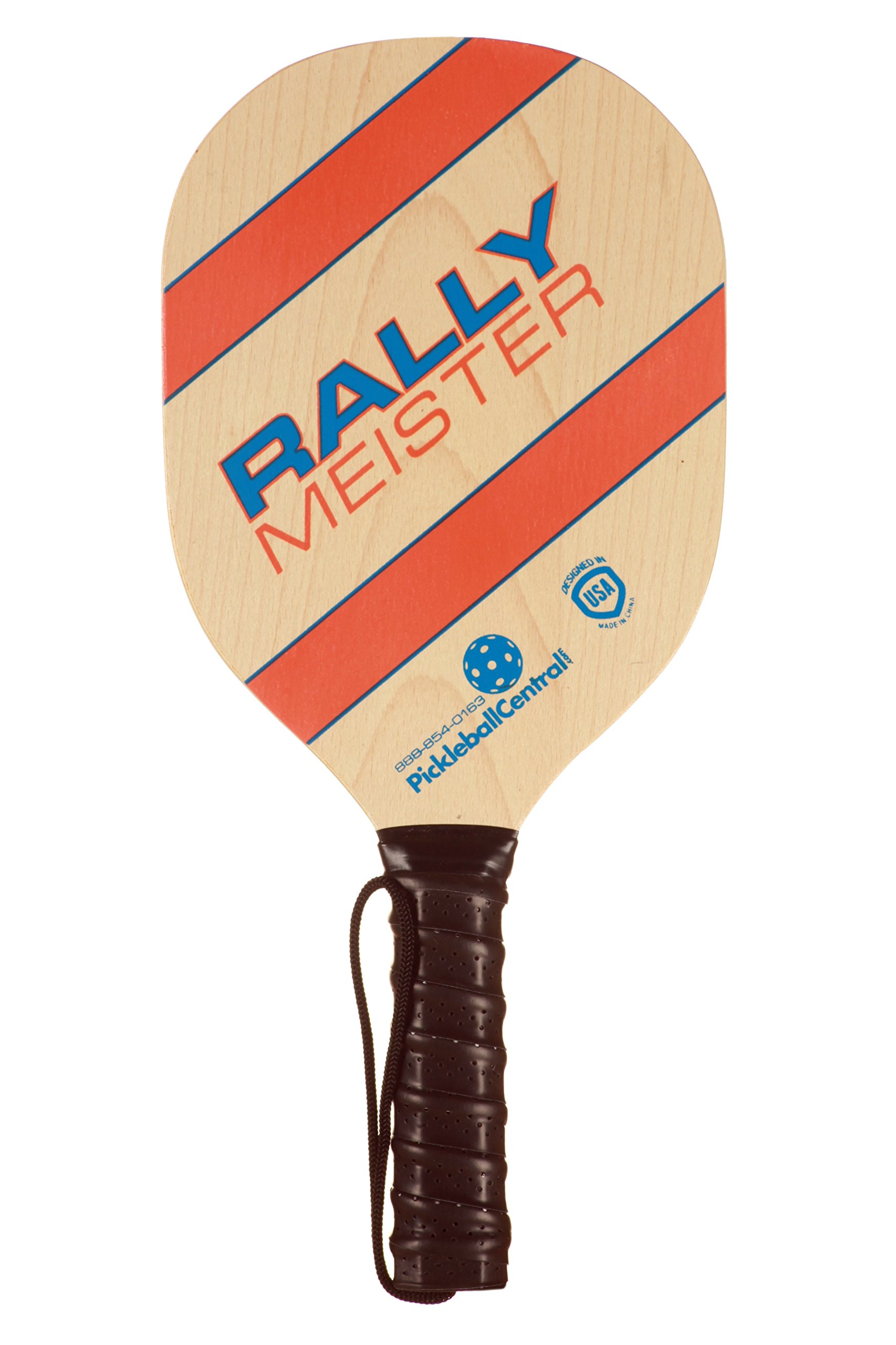 Rally Meister Complete Beginner Pickleball Set with Portable Pickleball Net (Net + 4 Paddles + 4 Pickleballs + Drawstring Bag + Rules/Strategy Guide + Line Chalk)