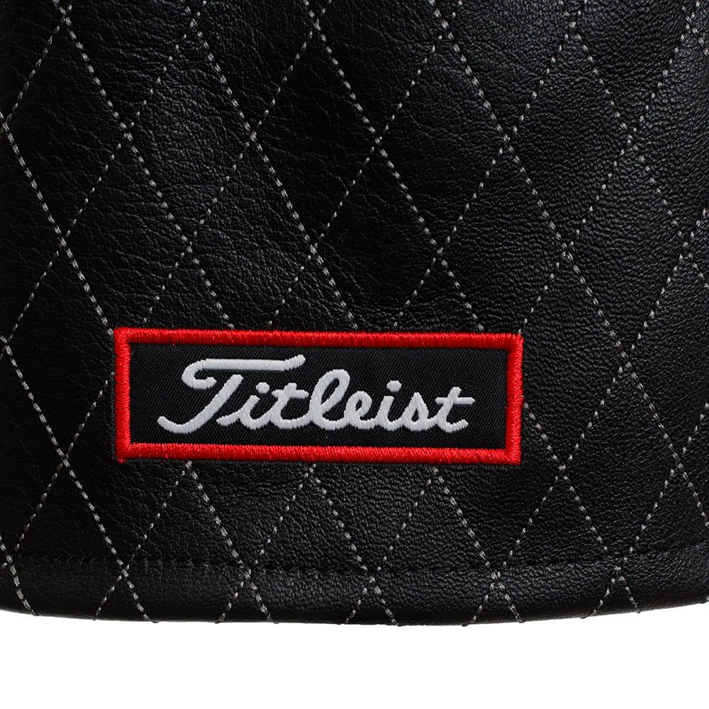 Titleist Jet Black Leather Driver Golf Club Headcover