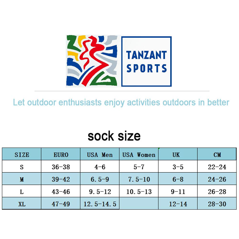 Tanzant Waterproof socks trekking, high performance lightweight breathable waterproof socks for men hiking cycling kayaking