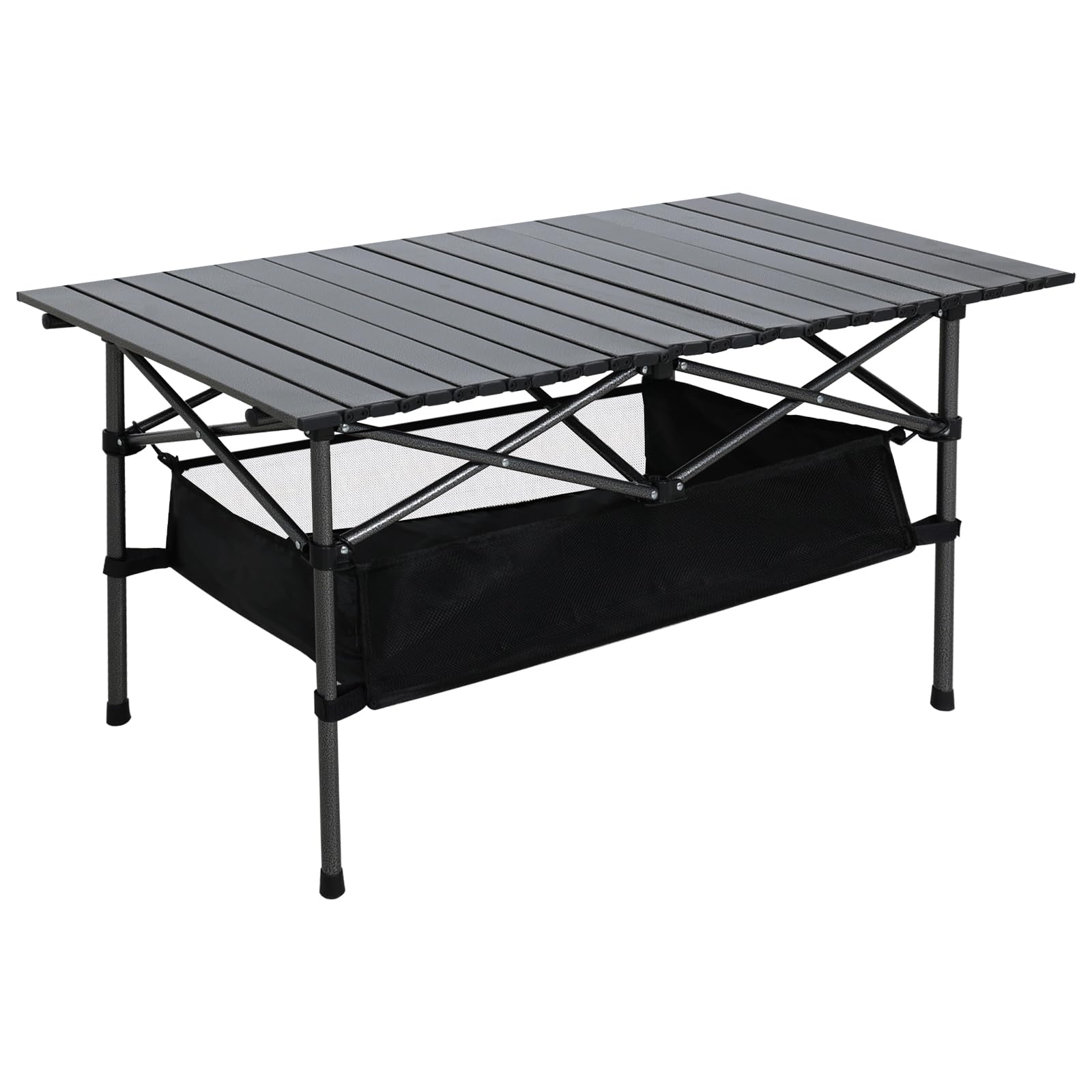 YUSING Folding Camping Table, Portable Table Beach Table with Carrying Bags for Outdoor Camping, Hiking, Picnic, Beach, Fishing, Backpacking, BBQ, RV (47.2x21.7x26.8)
