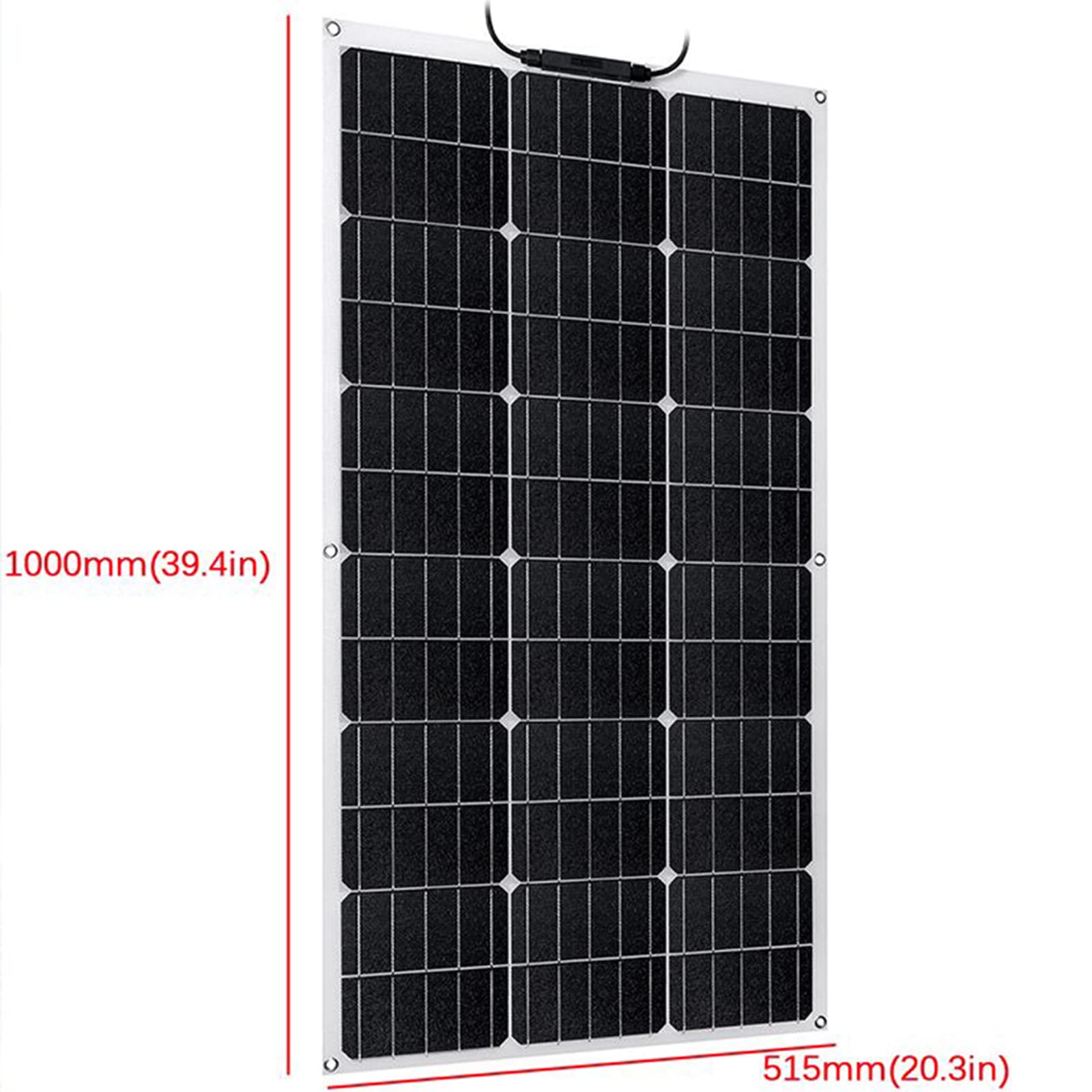Solar Panel 2000W Solar Panel 18V High Efficiency Monocrystalline Portable Flexible Waterproof Emergency Charging Outdoor Rechargeable Power,2000W