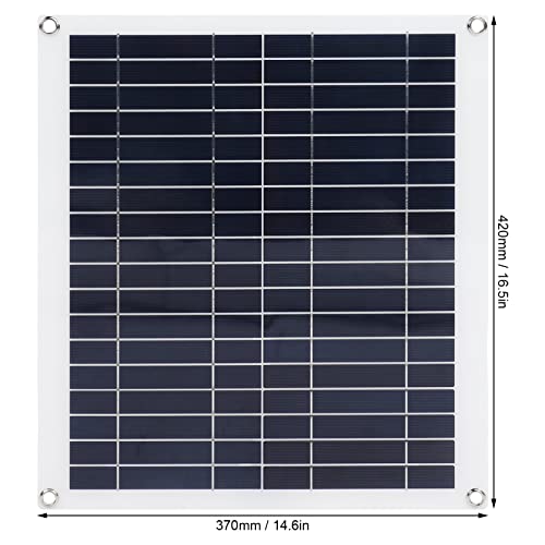 Solar Panel Kit Photovoltaic Flexible Small Multipurpose Charger Power Generation Flexible Panel 100W Battery Charger with 100A 20W Set for Battery Charging Photovoltaic Panel Solar Panels