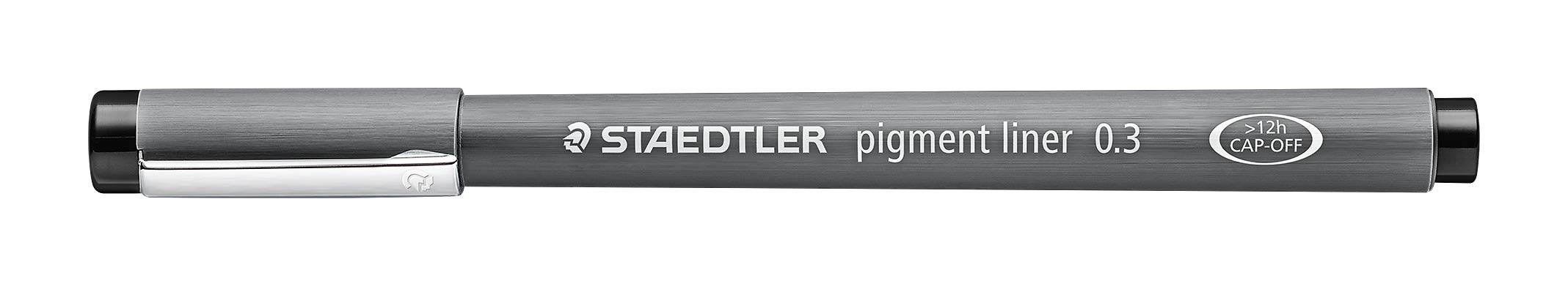 Staedtler Pigment Liner, Fineliner Pen for Drawing, Drafting, Journaling, 3mm, Black, 308 03-9