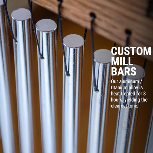TreeWorks Chimes Handheld Single Row Bar Chimes Percussion Instrument β Made in U.S.A. (TRE415)