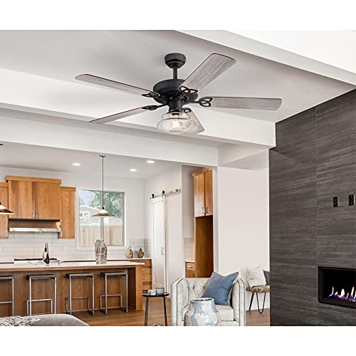 Westinghouse 7304800 Scholar Ceiling Fan, 52", Matte Black