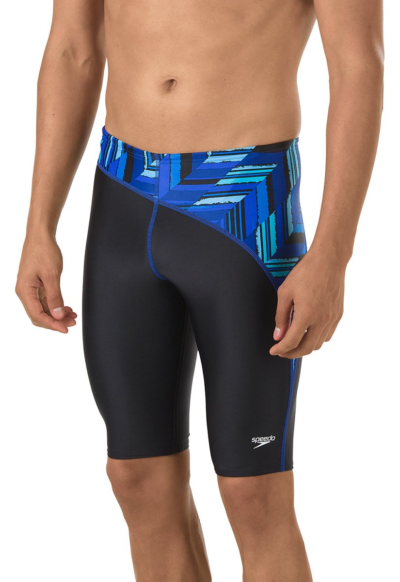 Speedo Men's Swimsuit Jammer PowerFlex Eco Angles - Manufacturer Discontinued