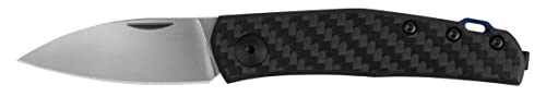 Zero Tolerance 0235, Jens Anso Design with Carbon Fiber Handle, CPM 20CV Spear Point Blade, Pocketclip, Made in USA, Black, 2.6 Inch Blade
