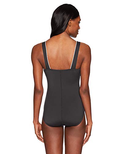 Speedo Women's Swimsuit One Piece Endurance+ Square Neck Solid - Manufacturer Discontinued