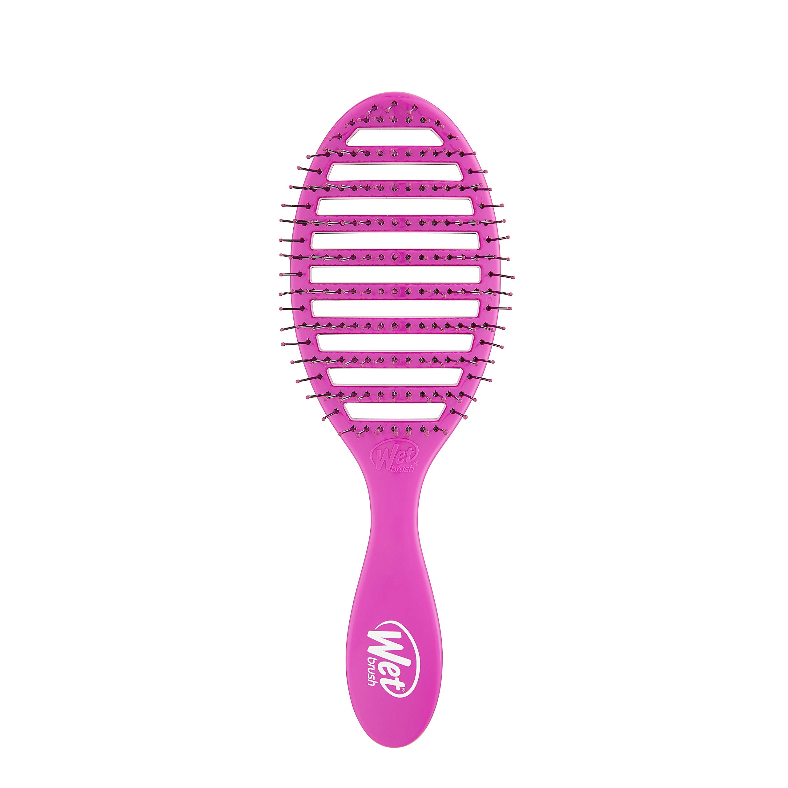 Wet Brush Speed Dry Hair Brush, Purple - Vented Design and Ultra Soft HeatFlex Bristles Are Blow Dry Safe With Ergonomic Handle Manages Tangle and Uncontrollable Hair - Pain-Free Hair Accessories
