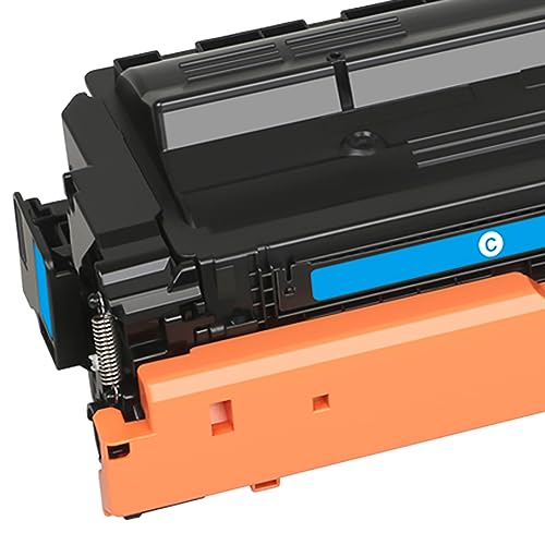 SAIDING W212A Remanufactured 4-Pack W2120A W2121A W2122A W2123A Toner Cartridge Replacement for M554dn M555 Flow MFP M578C M578Z Printer.