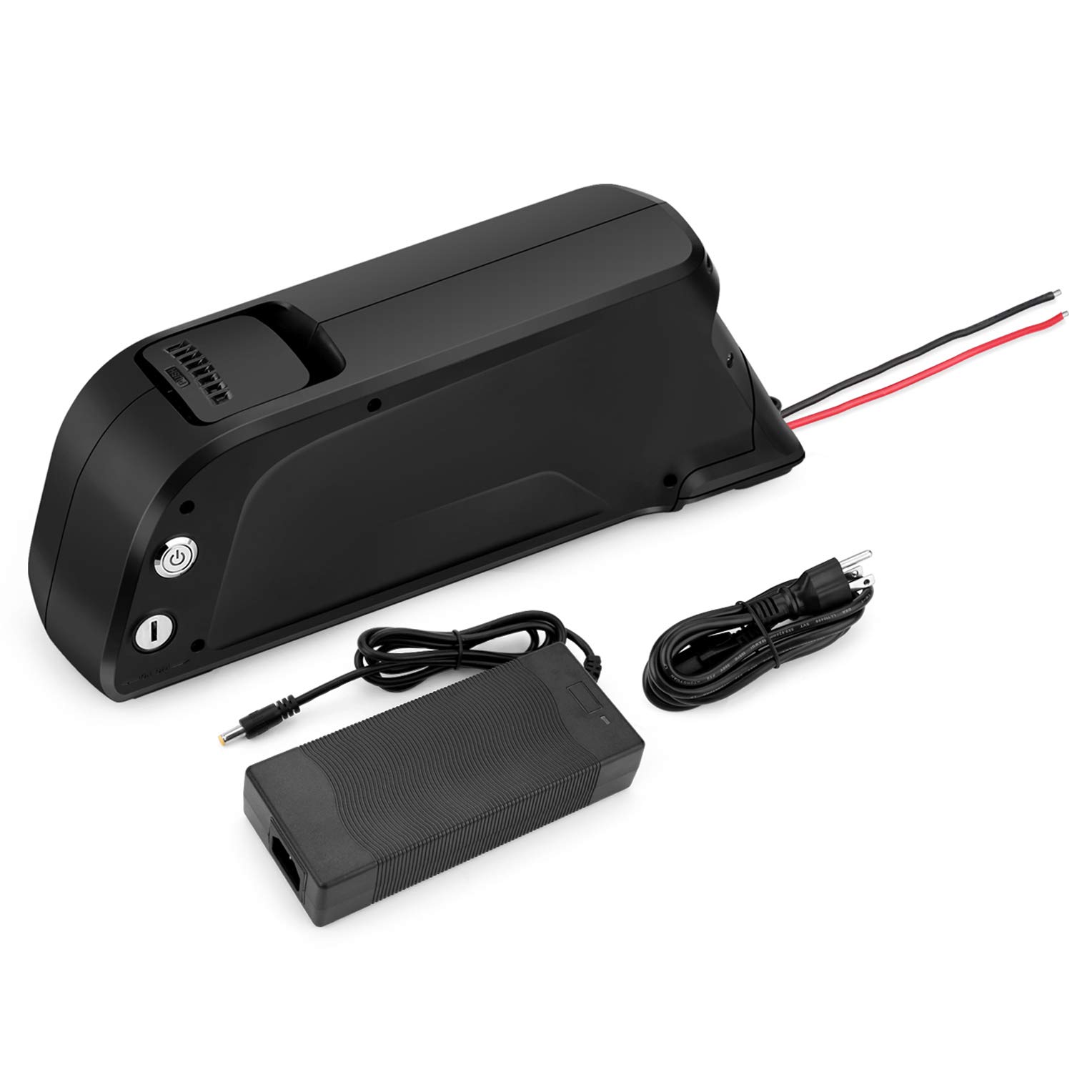 Sunbond EBike Battery 48V 11.6AH Lithium ion Rechargeable Battery with USB Port (Black), with Charger, Electric Bicycle Battery Pack Electric Bicycle Battery, Motorcycle Bicycle Batteries