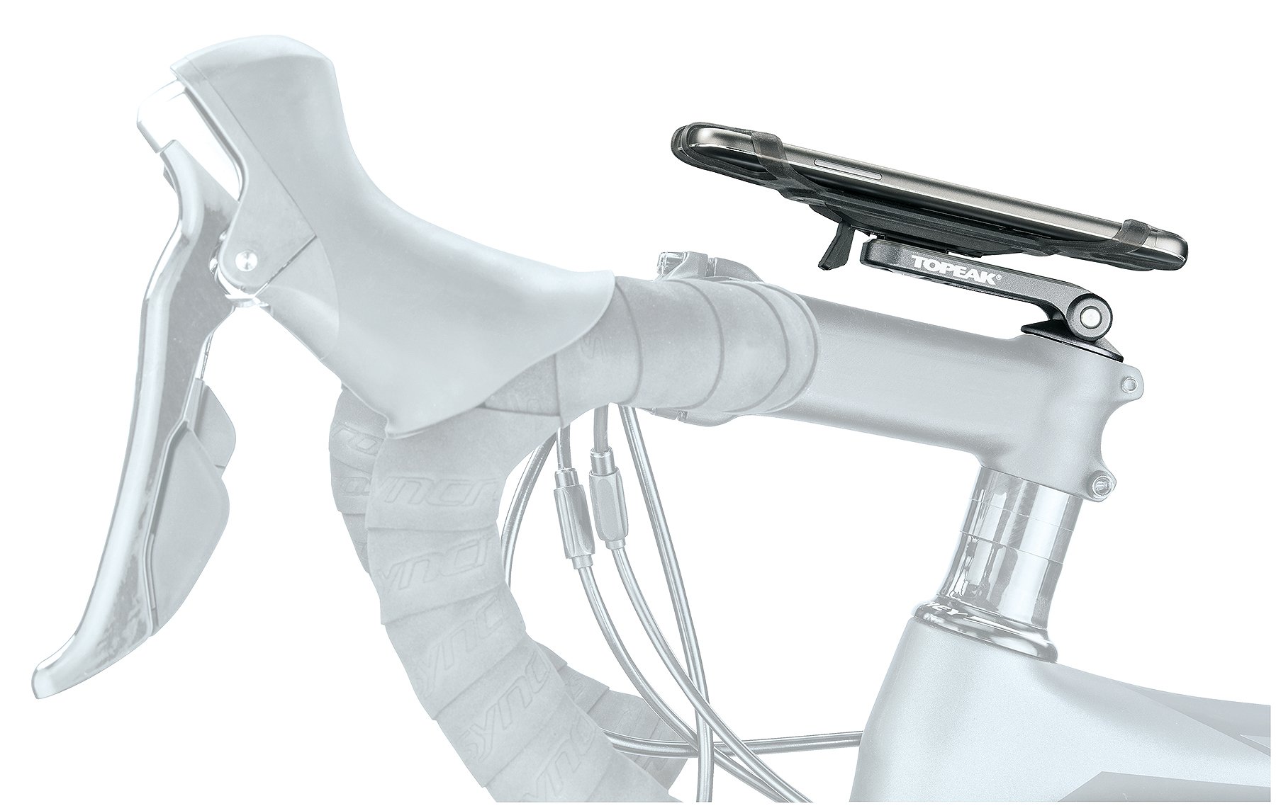 Topeak Omni RideCase DX with Bike Mount, for 4.5โ to 6.5โ Screen, grey, black