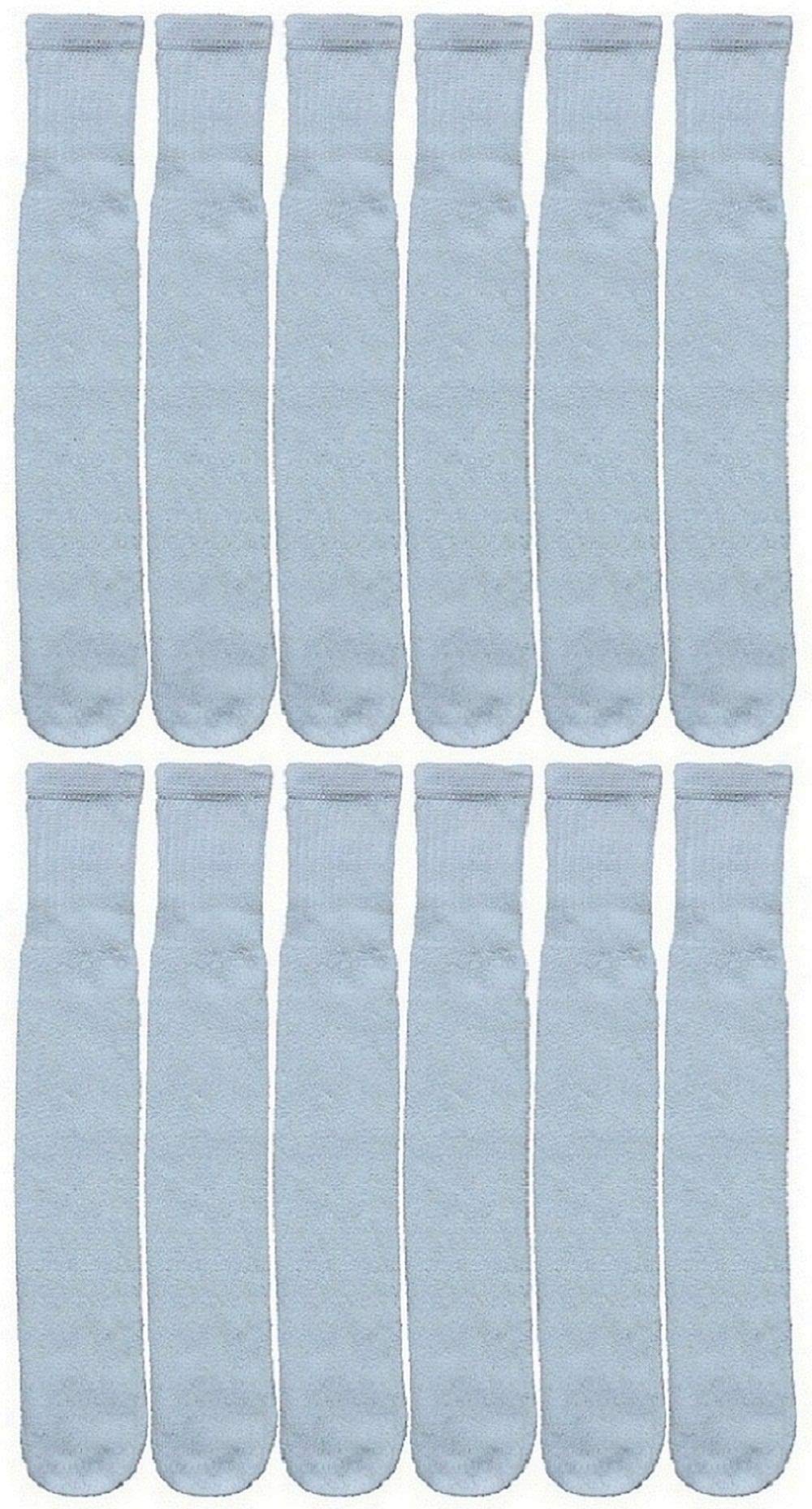 Yacht & Smith Wholesale Bulk Pack Kids & Children's Cotton Tube Socks, Boys Girls, Referee Style
