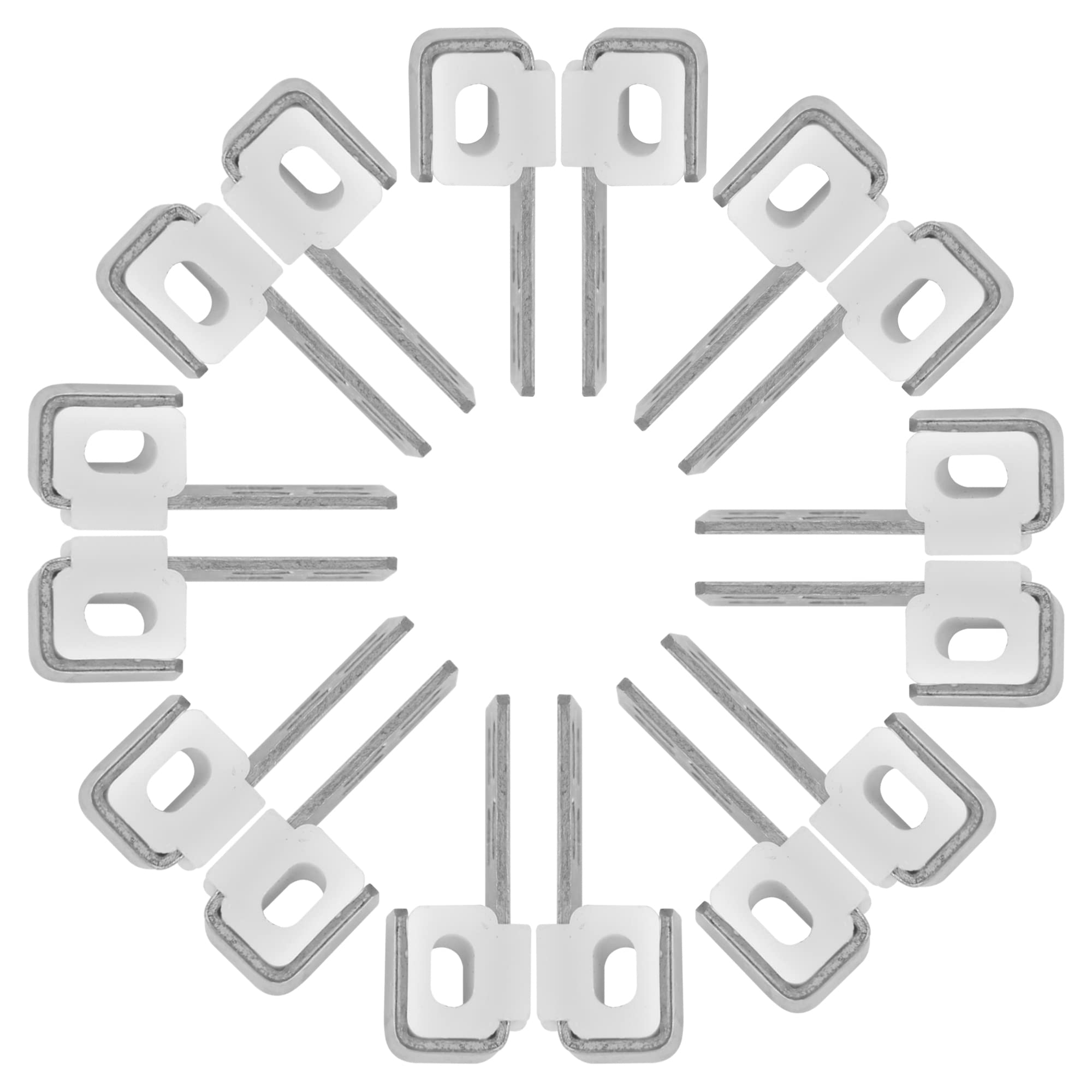 yaaqoo 16pcs Couch Sofa Bed Spring Buckle Repair Kit Spring Clips Repair Replacement Parts