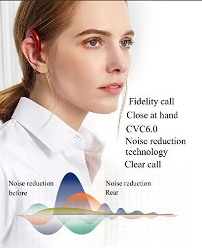 WiseBird Ear Hook Headphone Invisible Wearing Looking Crystal Clear Sound Earphone Speaker Light Comfortable No Pain with Long Wearing No Dropping While Excise Hand Free Safe Driving Call Talking