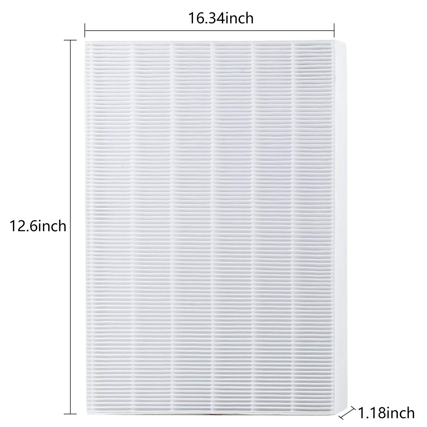 Wigbow HEPA Plus 4 Carbon Replacement Filters Compatible with Winix Filter A 115115 Size 21 PlasmaWave air Purifier 5300 6300 5300-2 6300-2 P300 C535 (2 pack)
