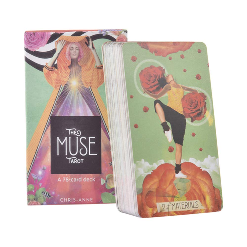 Wanshe Tarot Cards,Muse Tarot Cards for Beginners:Includes a Full English 78 Card Divination Esoteric Tarot Deck Tarot Card,Divination Gift