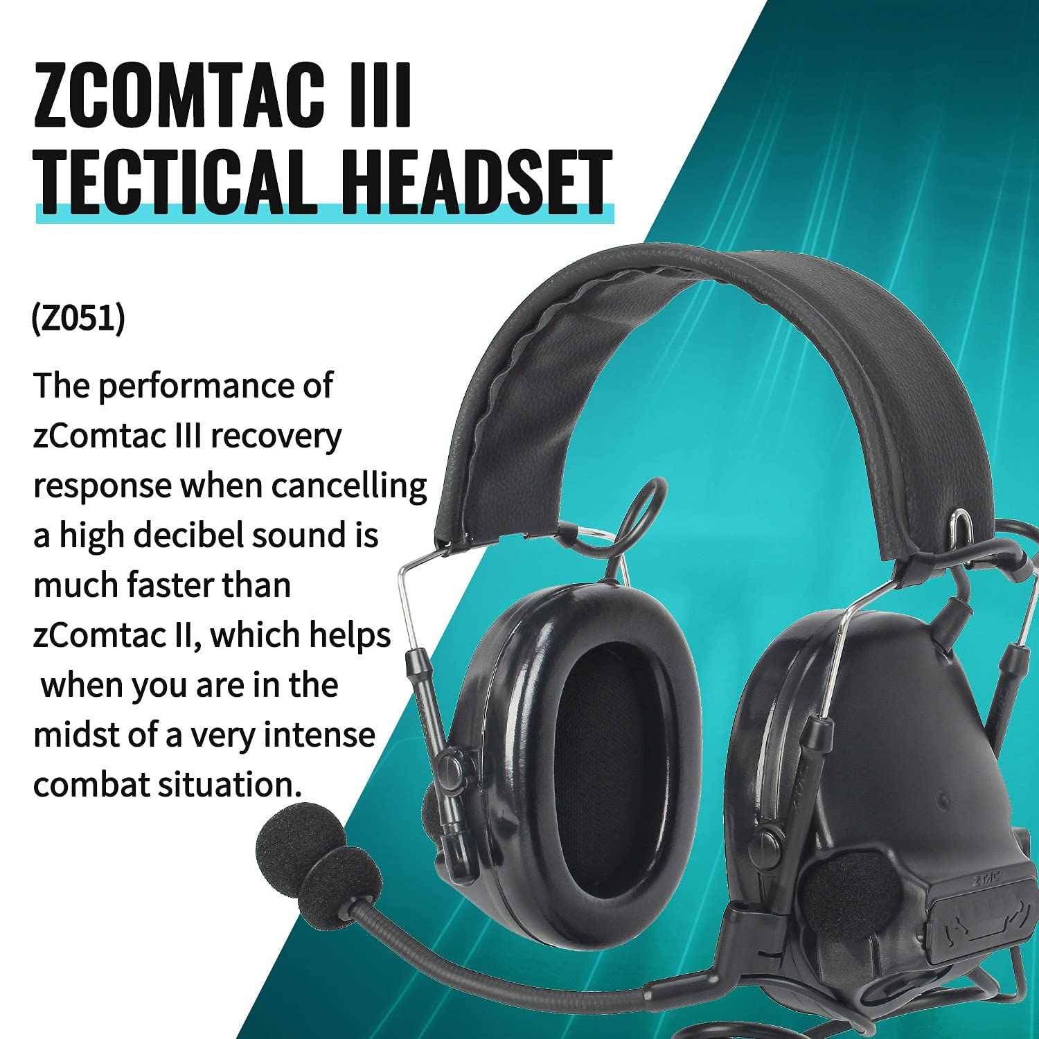 ZTAC technology for hearing ZTactical zComta III(zComta II UpgradedVer.) ZTactical Headsets NoiseCanceling Sound Collection Soundproof Z051-FG