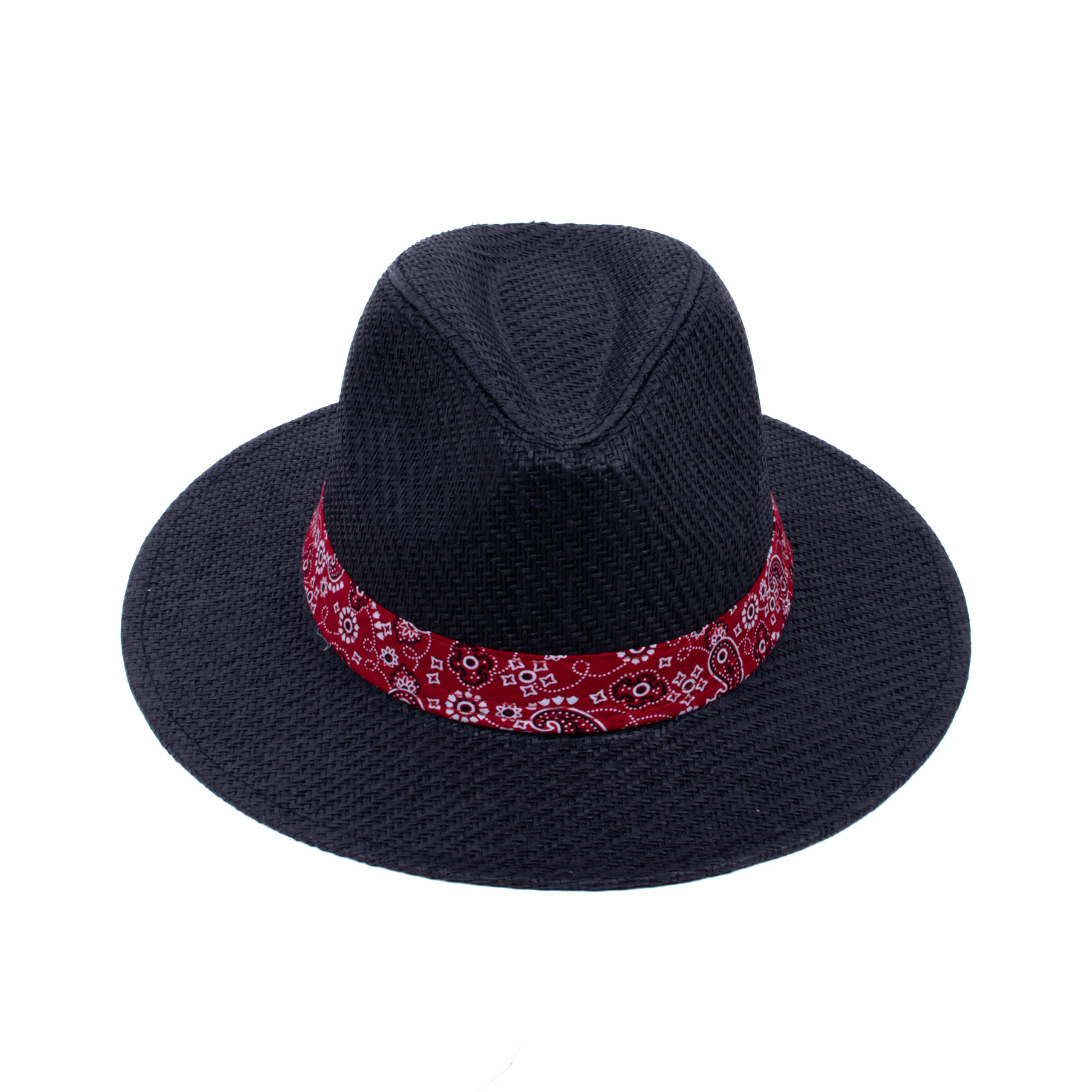 WESTEND Unisex Summer Wide Brim Fedora - Hats for Men & Women + Panama Hats & Straw Hats