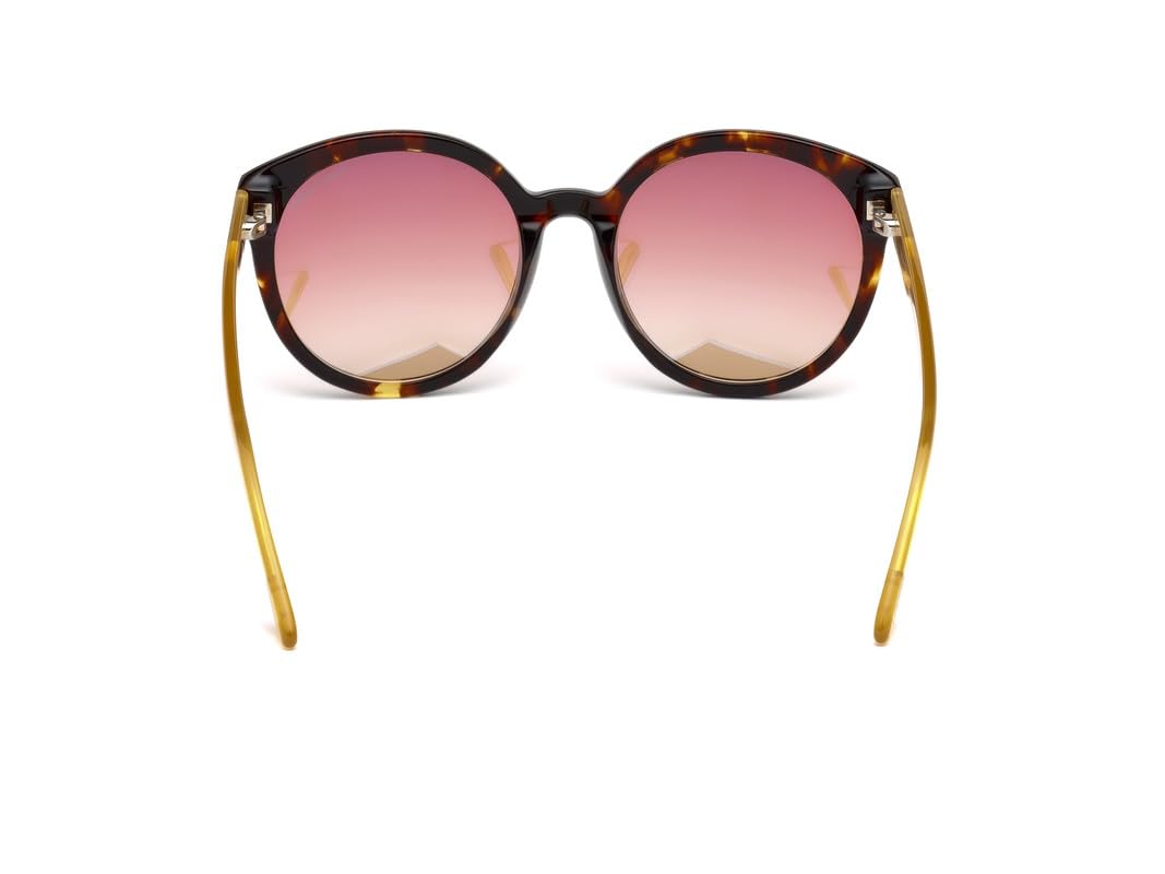 Tom Ford FT0503 52Z Dark Havana Philippa Round Sunglasses Lens Category 2 Lens