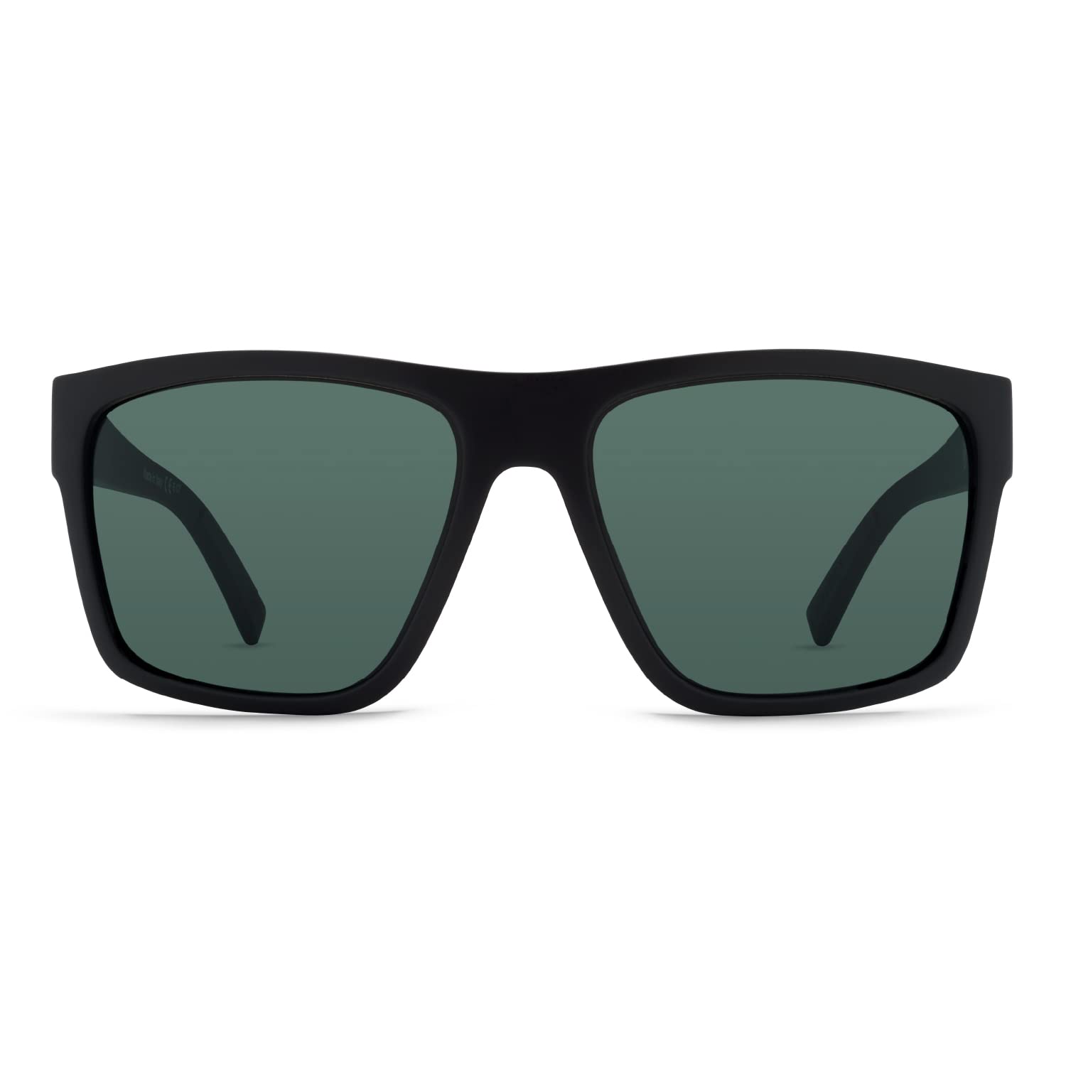 VonZipper Dipstick Rectangular Sunglasses, Hardline Black Tort/Grey, 60 mm